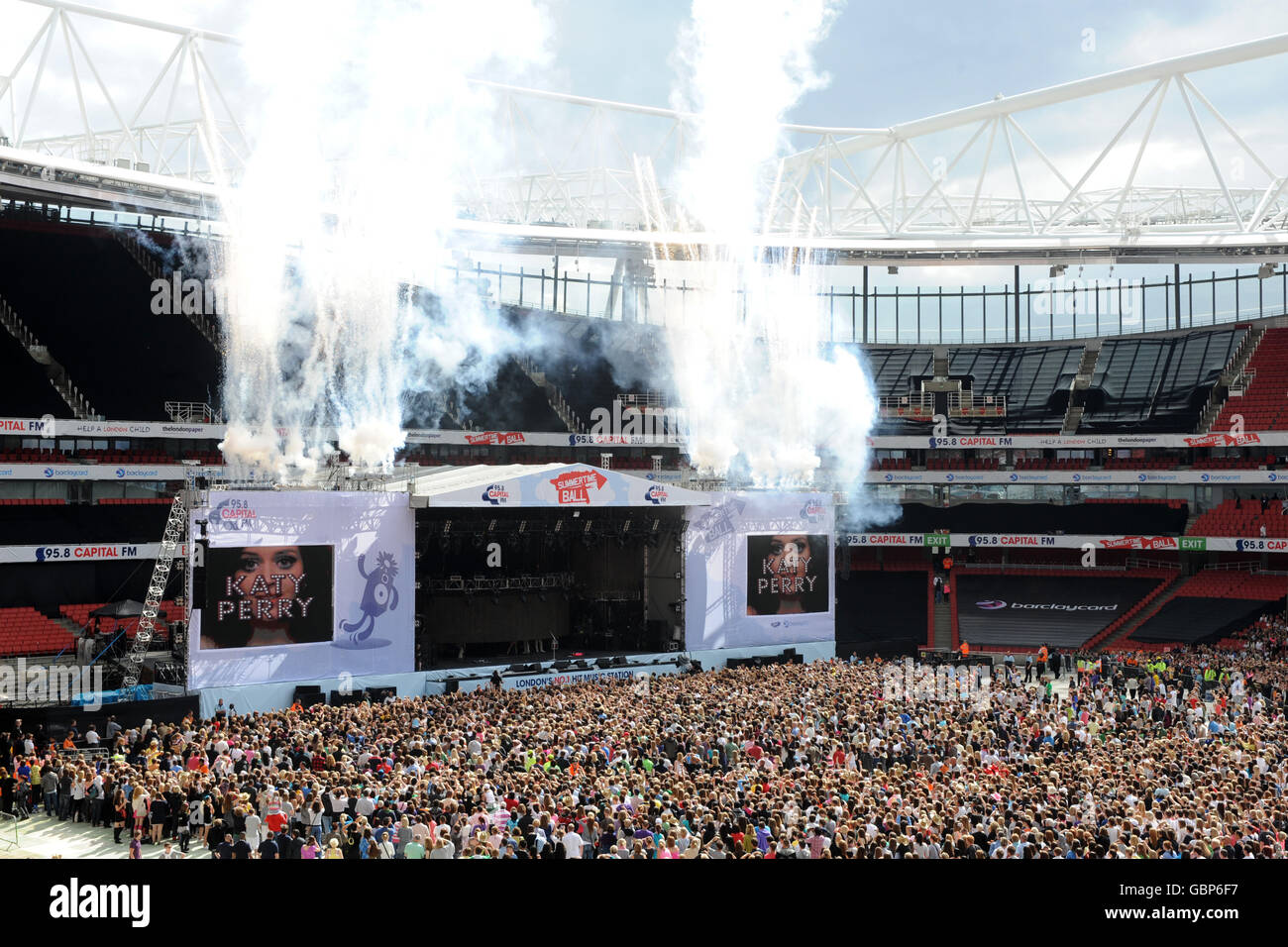 Capital 95.8 Summertime Ball 2009 - London Stock Photo - Alamy