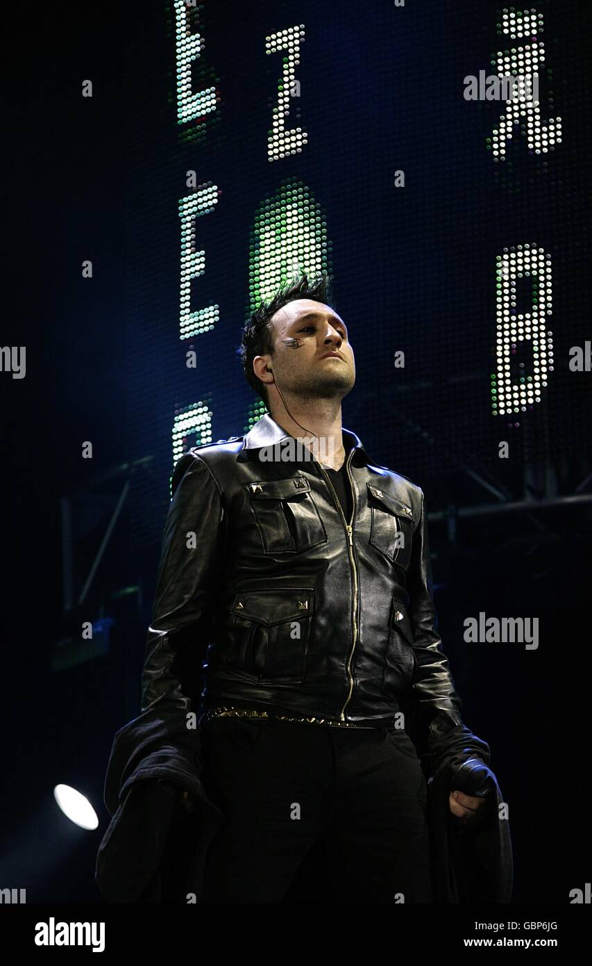 Anthony Costa from Blue performing on stage during Capital 95.8 ...