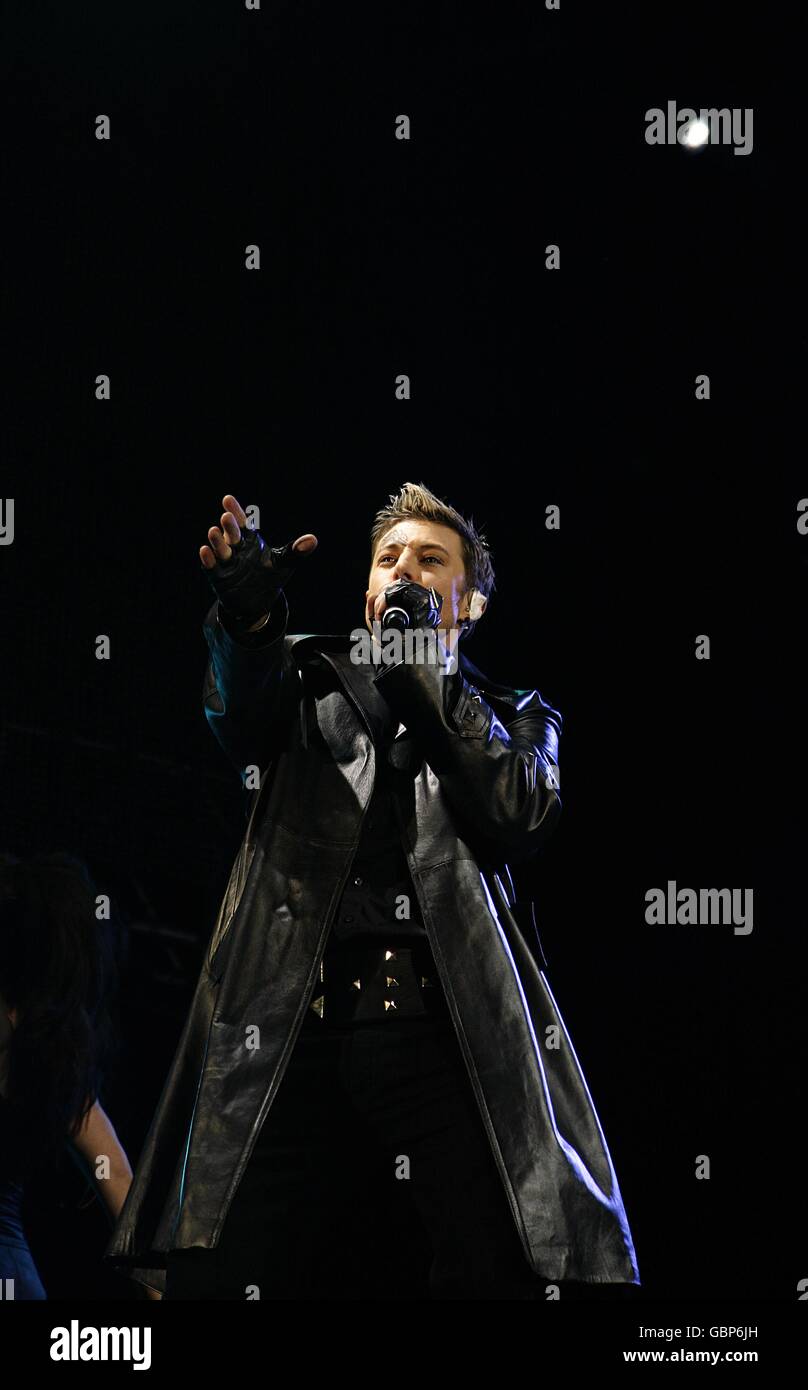 Blue summertime ball with barclaycard at the emirates stadium hi-res ...