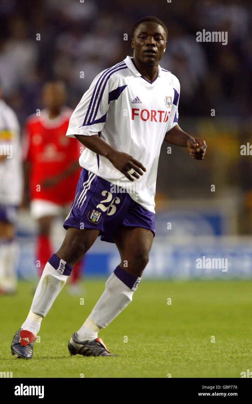 Anderlecht v benfica aruna dindane hi-res stock photography and images ...