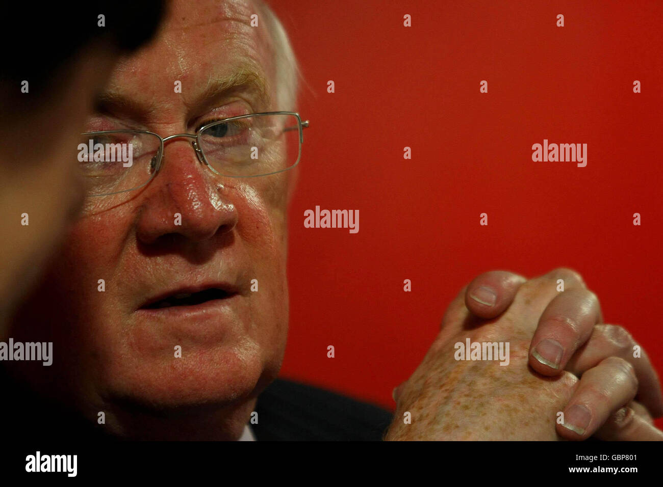 Fianna Fail candidate Pat 'The Cope' Gallagher watching the checking of ...