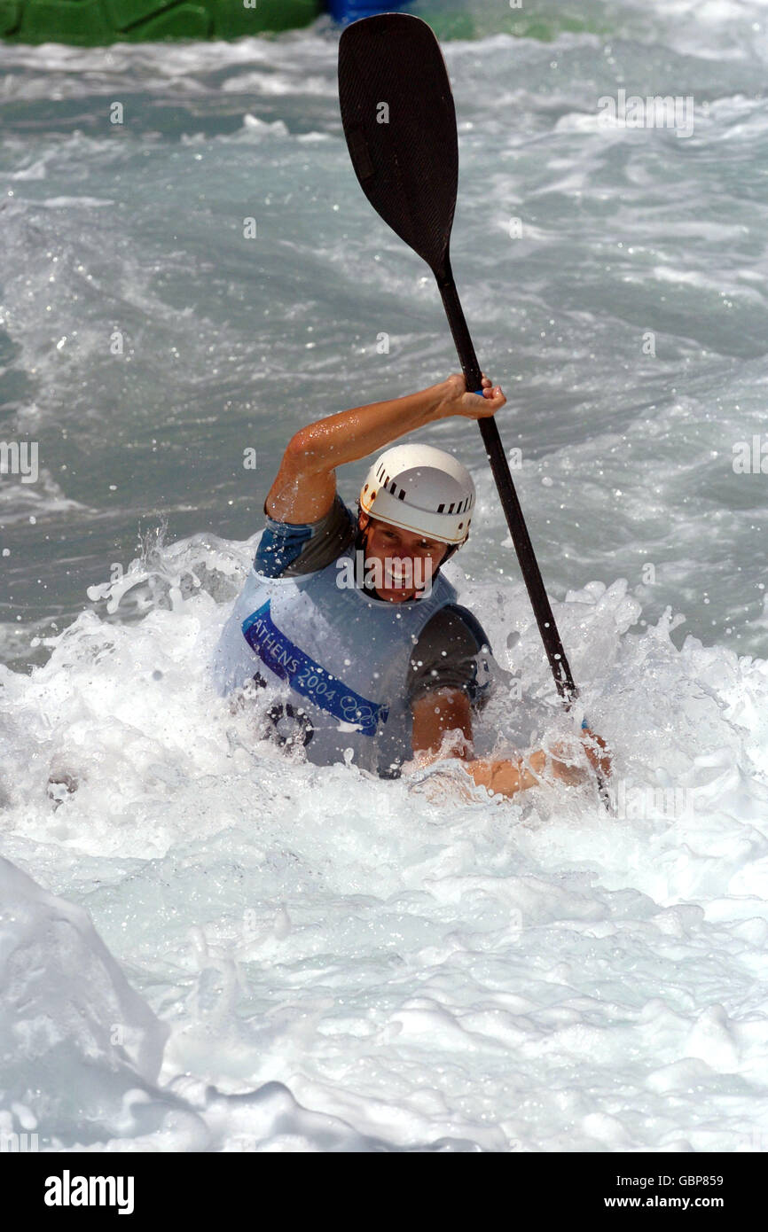 Canoeing - Athens Olympic Games 2004 - Canoe Slalom Racing Stock Photo ...