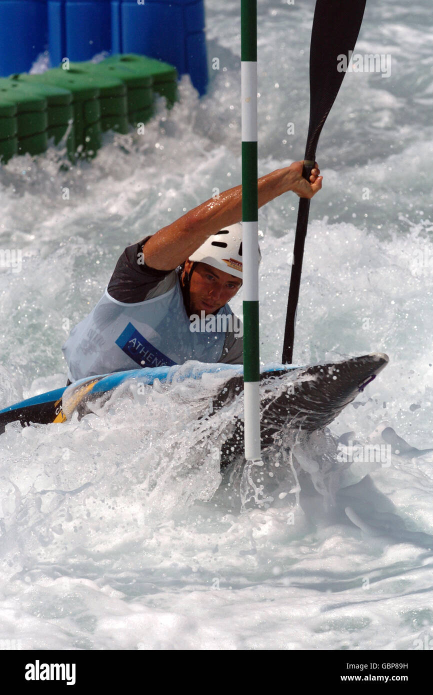 Canoeing - Athens Olympic Games 2004 - Canoe Slalom Racing Stock Photo ...