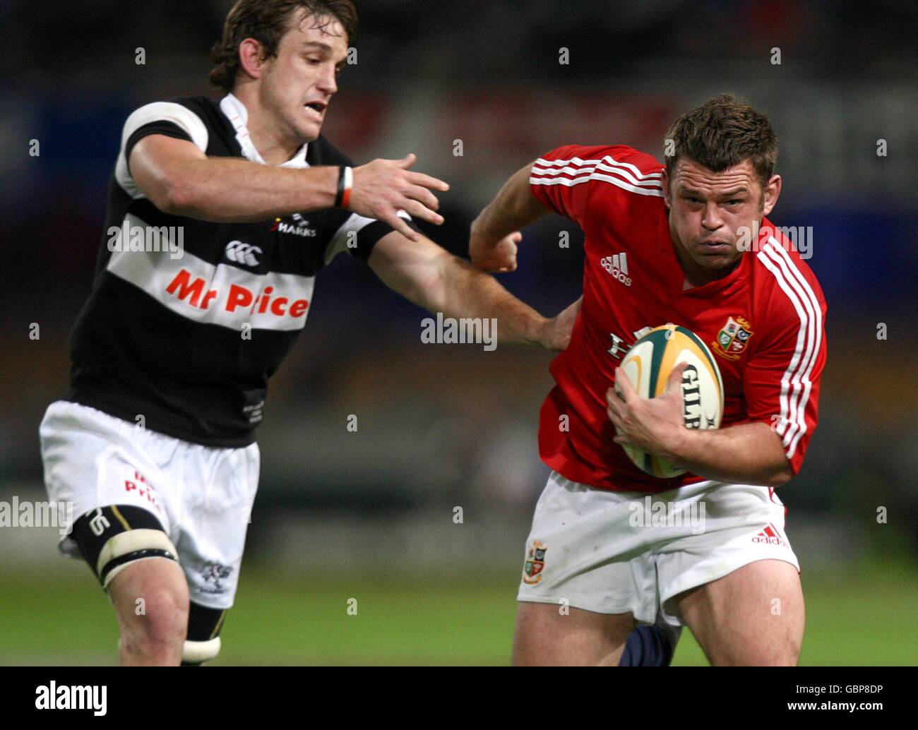 Rugby union tour match british irish lions the absa stadium hi-res ...