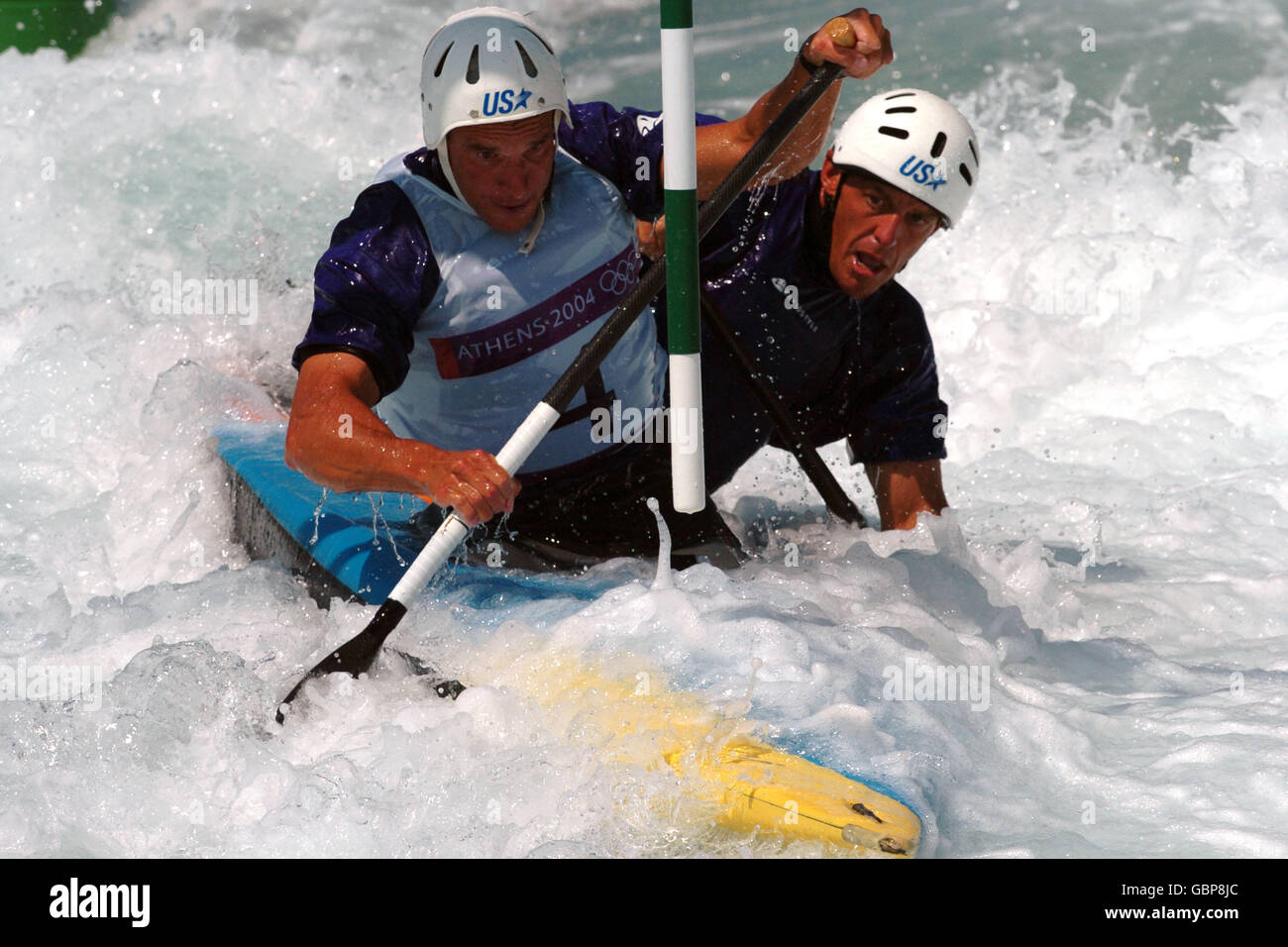 Canoeing - Athens Olympic Games 2004 - Kayak Slalom Racing. Matthew ...