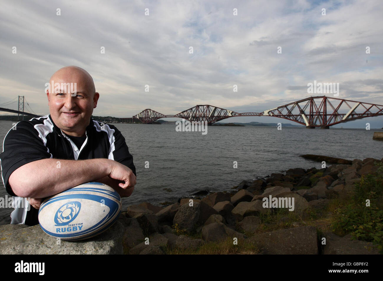 Queensferry Chariman Allan Carson following the training session at ...