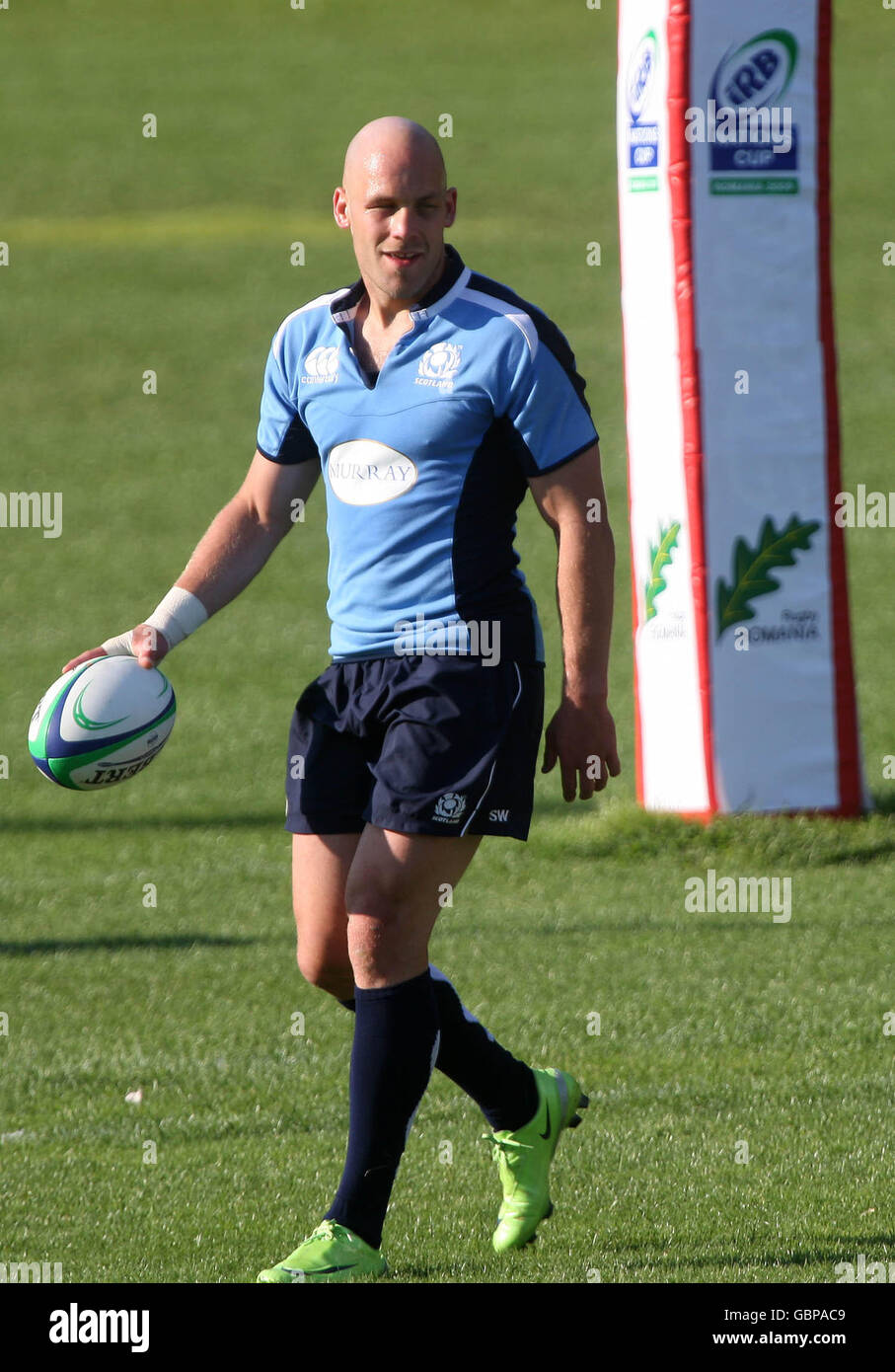 Scotland A's Simon Webster during a training session at the Stadionul ...