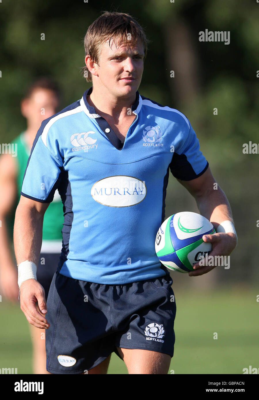 Scotland A's Rory Lawson during a training session at the Stadionul ...
