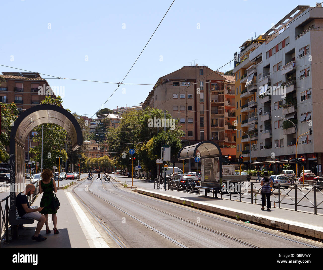 Viale trastevere rome hi-res stock photography and images - Alamy