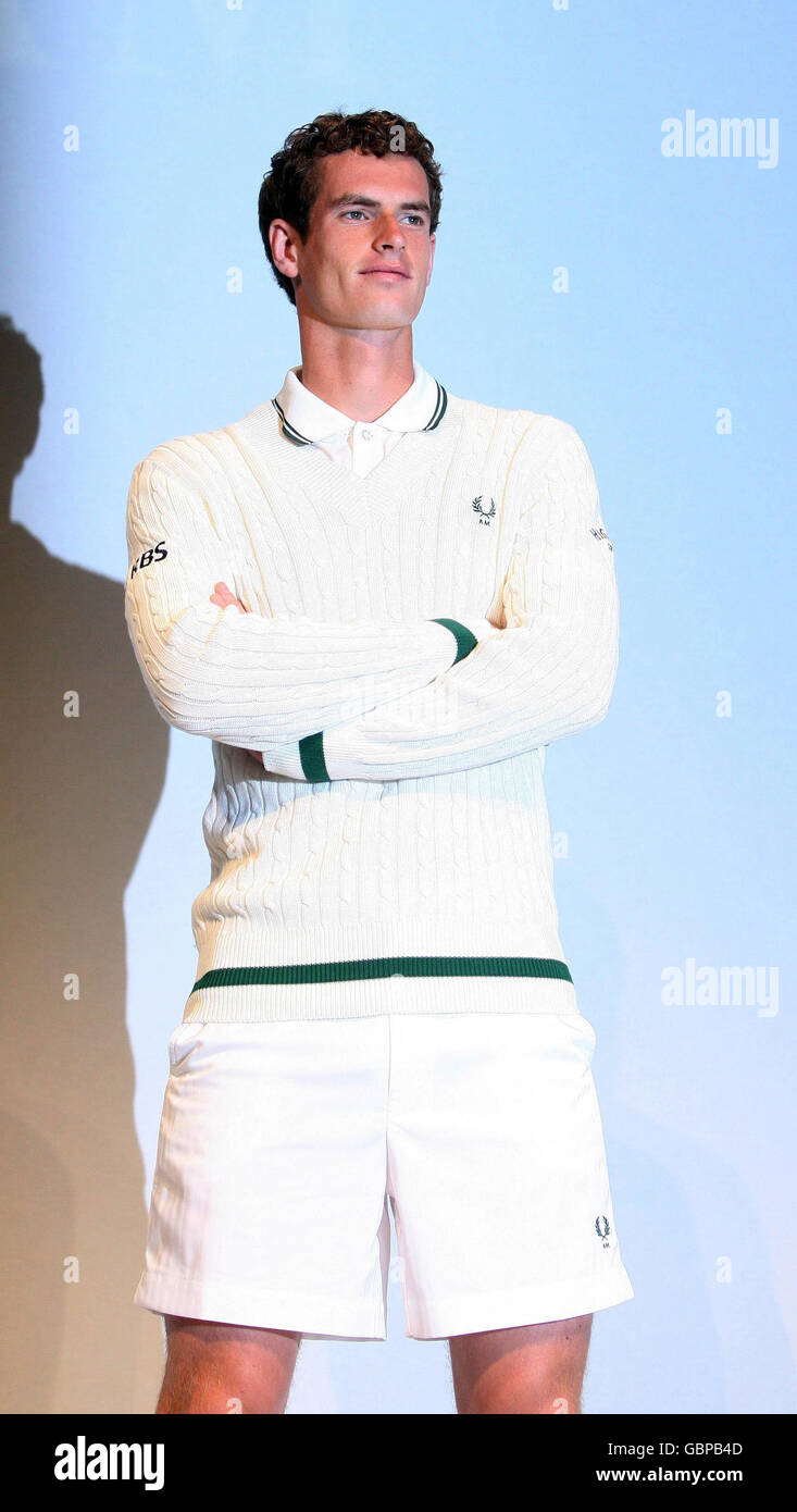 Tennis - Andy Murray Kit Launch - The Tramshed Stock Photo - Alamy