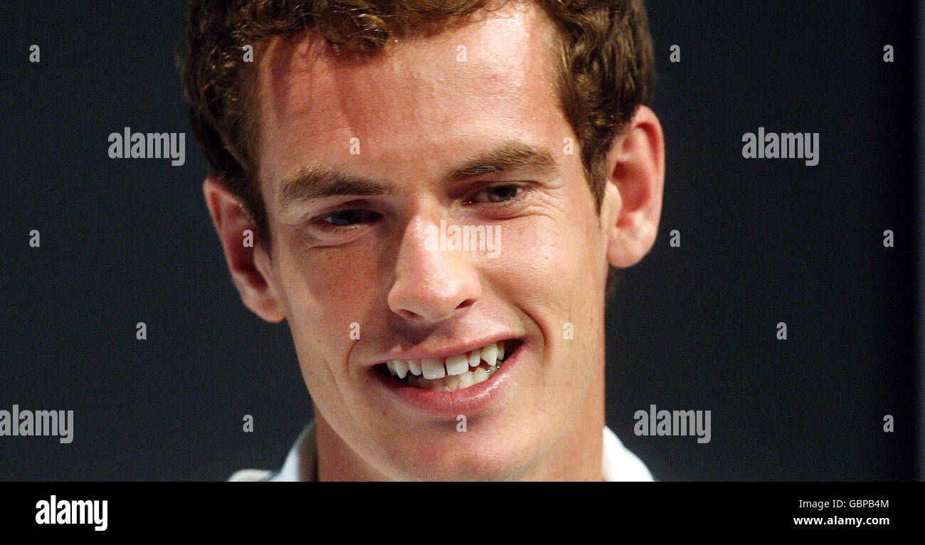 Tennis - Andy Murray Kit Launch - The Tramshed. Andy Murray shows his ...