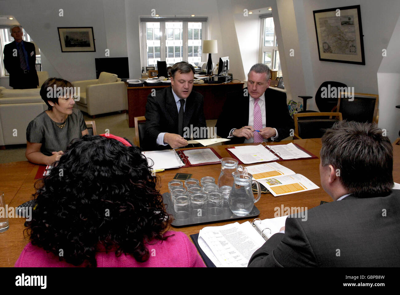 Ed balls meets new department children hi-res stock photography and ...