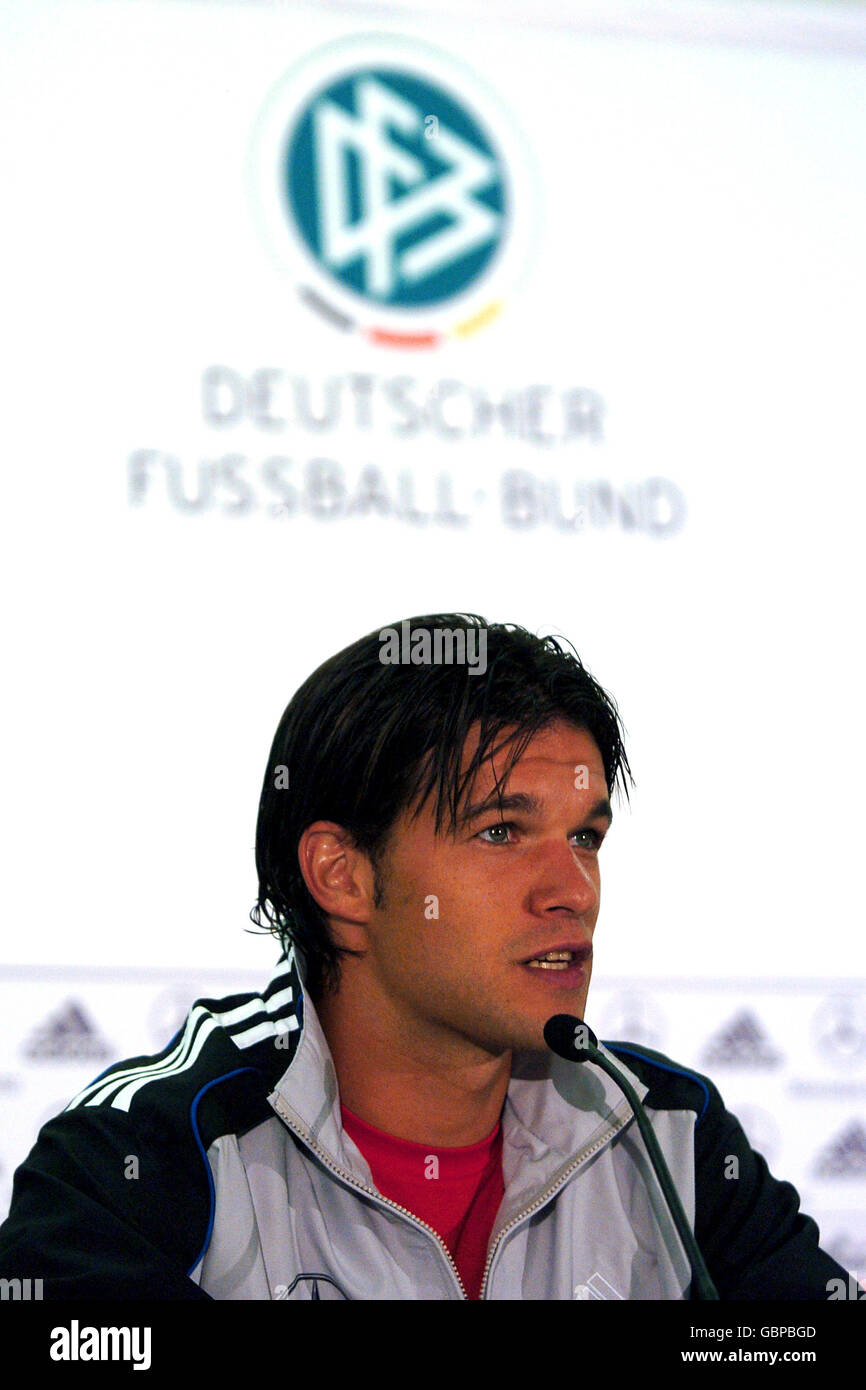 Soccer - International Friendly - Germany v Brazil. Michael Ballack ...