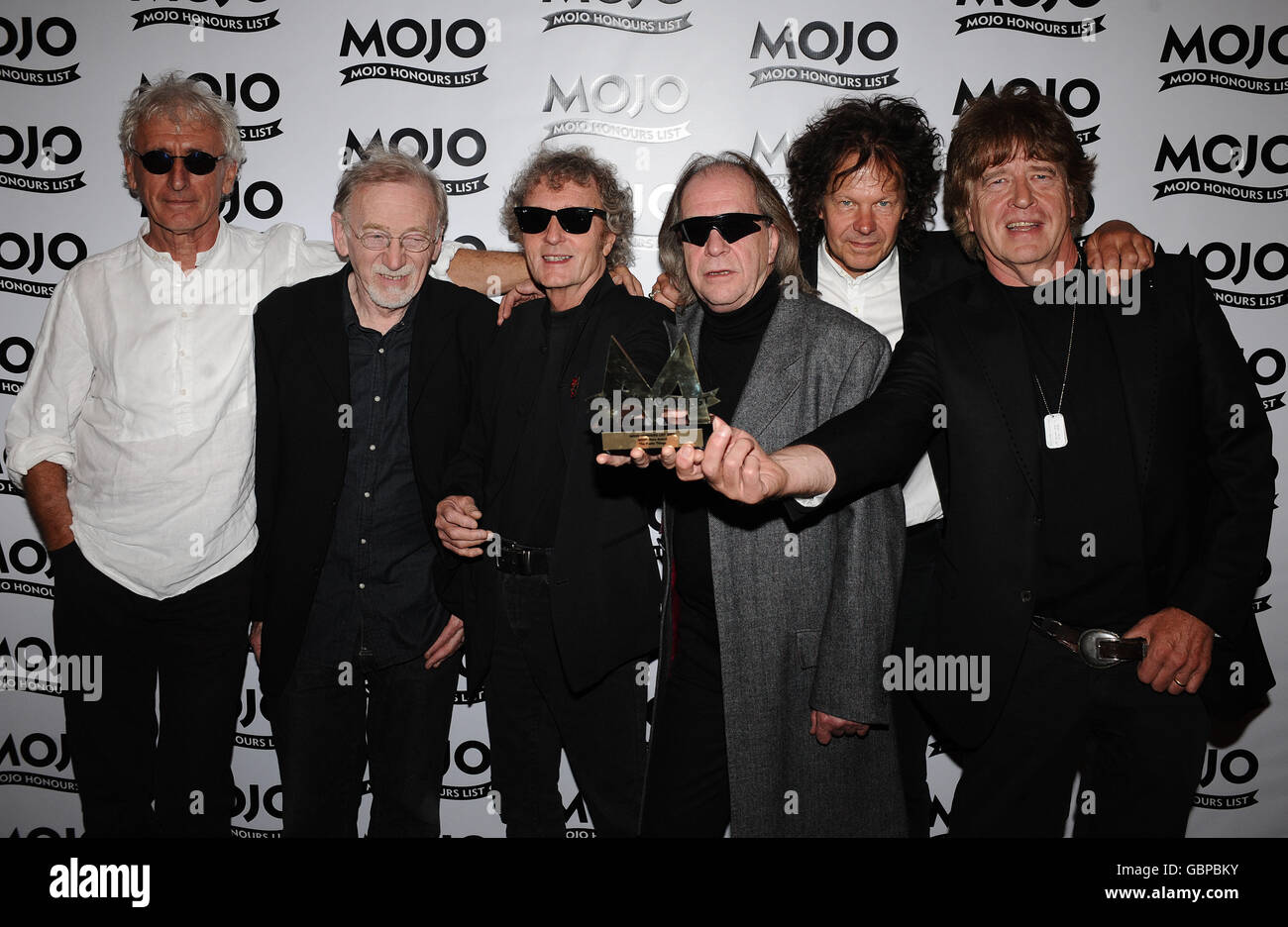 The Pretty Things win the Hero award at the Mojo Awards at The Brewery ...