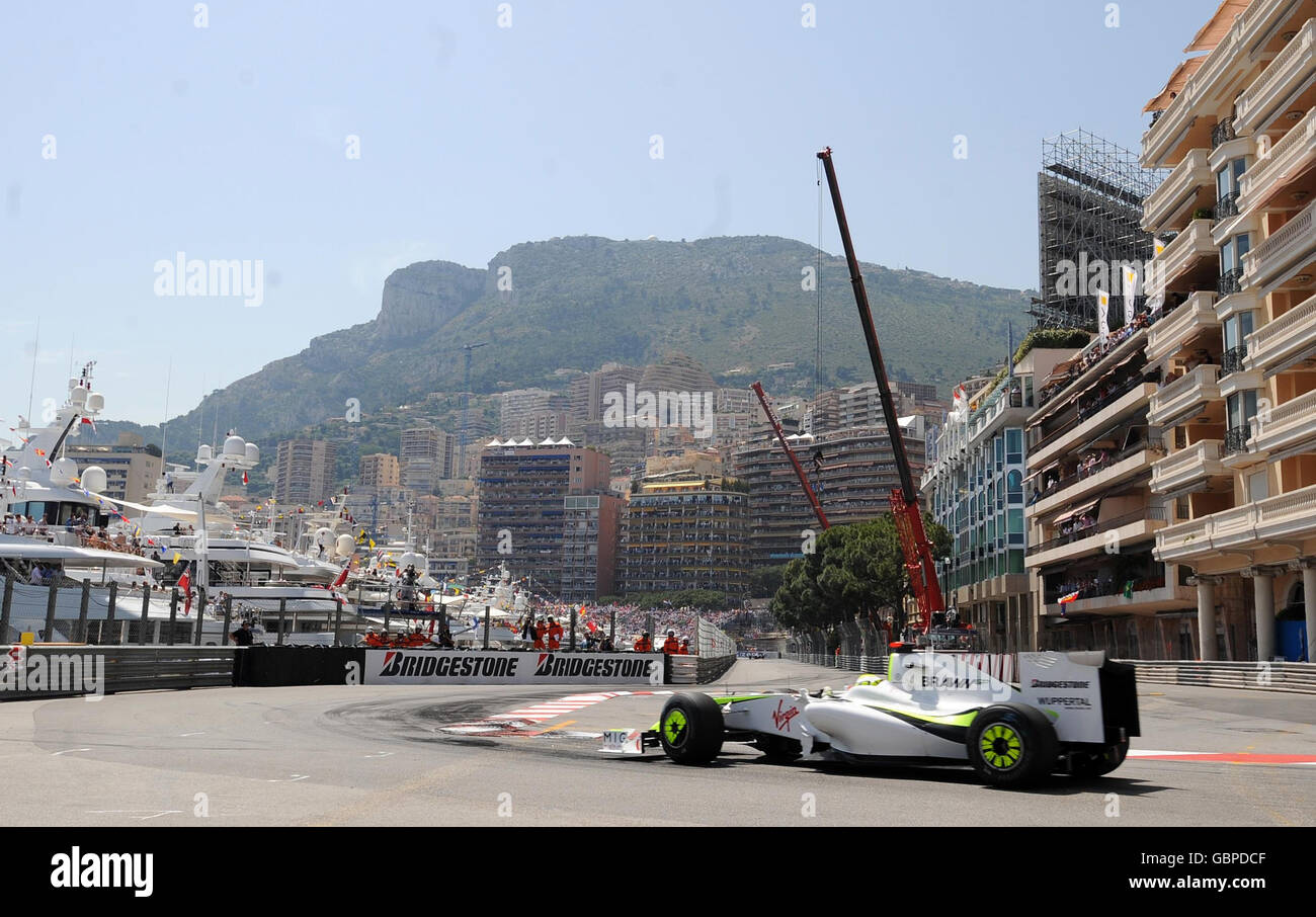 Formula One Motor Racing - Monaco Grand Prix - Circuit de Monaco. Brawn ...