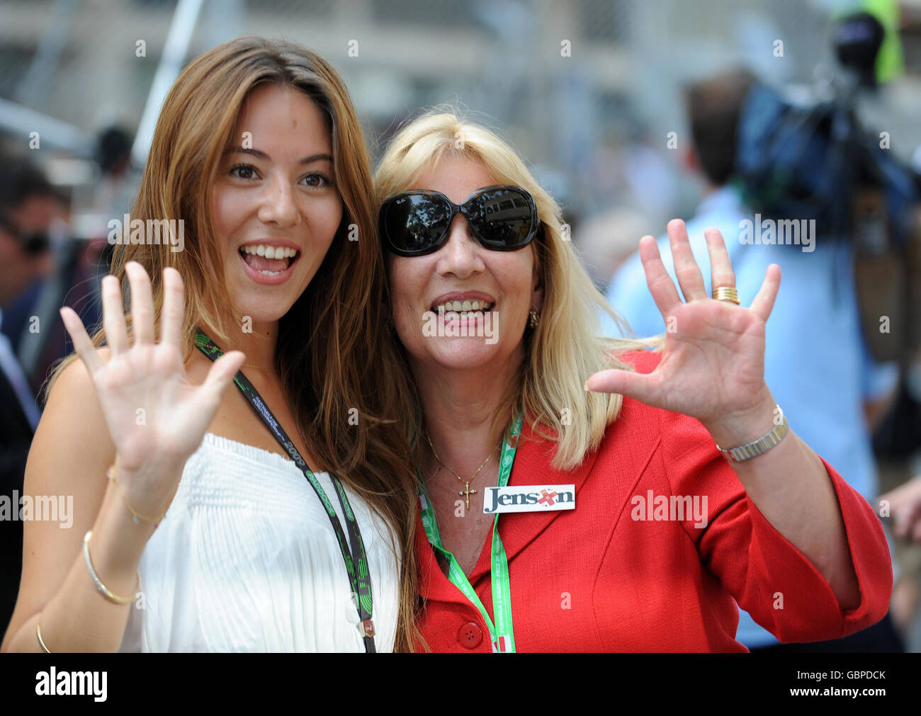 F1 girlfriends hi-res stock photography and images - Alamy
