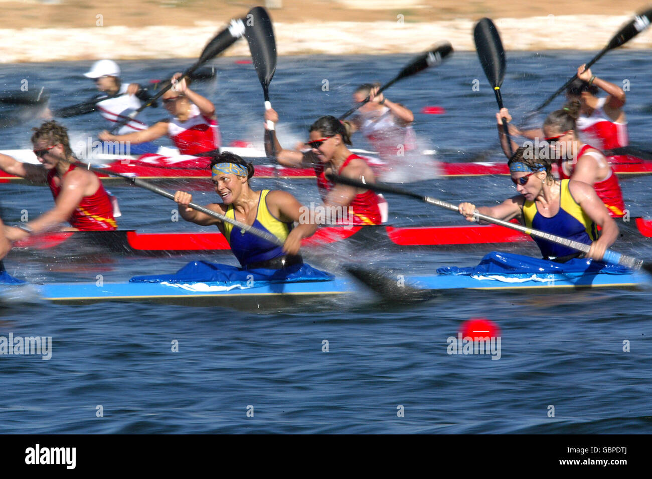 Canoeing - Athens Olympic Games 2004 - Flatwater Racing - Women's K4 ...