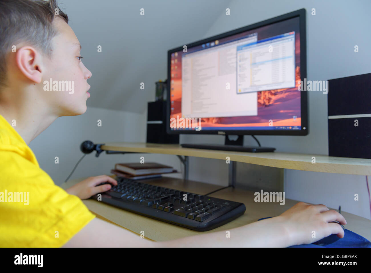 Games room computer hi-res stock photography and images - Alamy