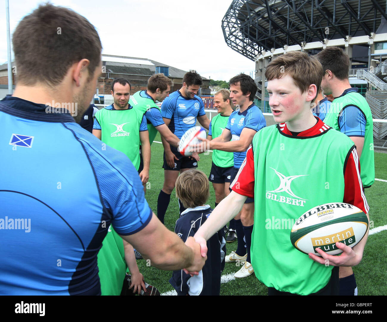 Sru scotland sevens meet kids hi-res stock photography and images - Alamy