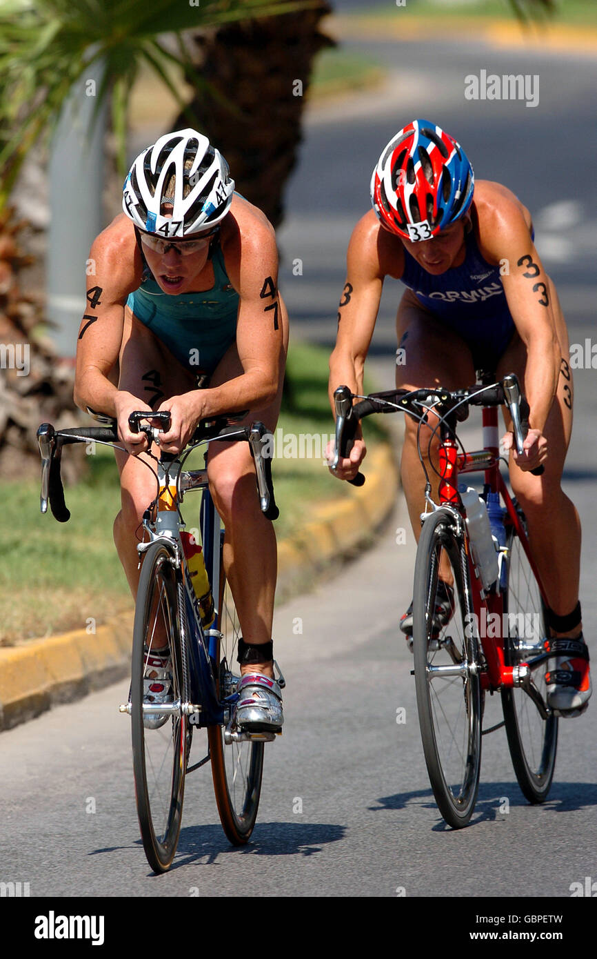 Athletics - Athens Olympic Games 2004 - Women's Triathlon - Cycling ...