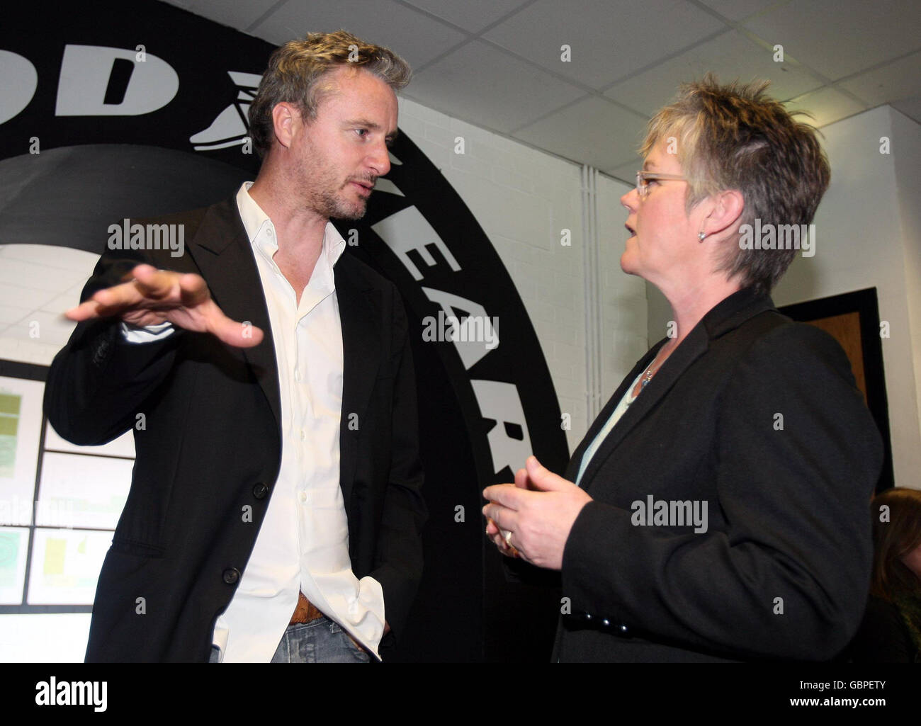 Local Formula one hero Eddie Irvine and George Best's sister Barbara ...
