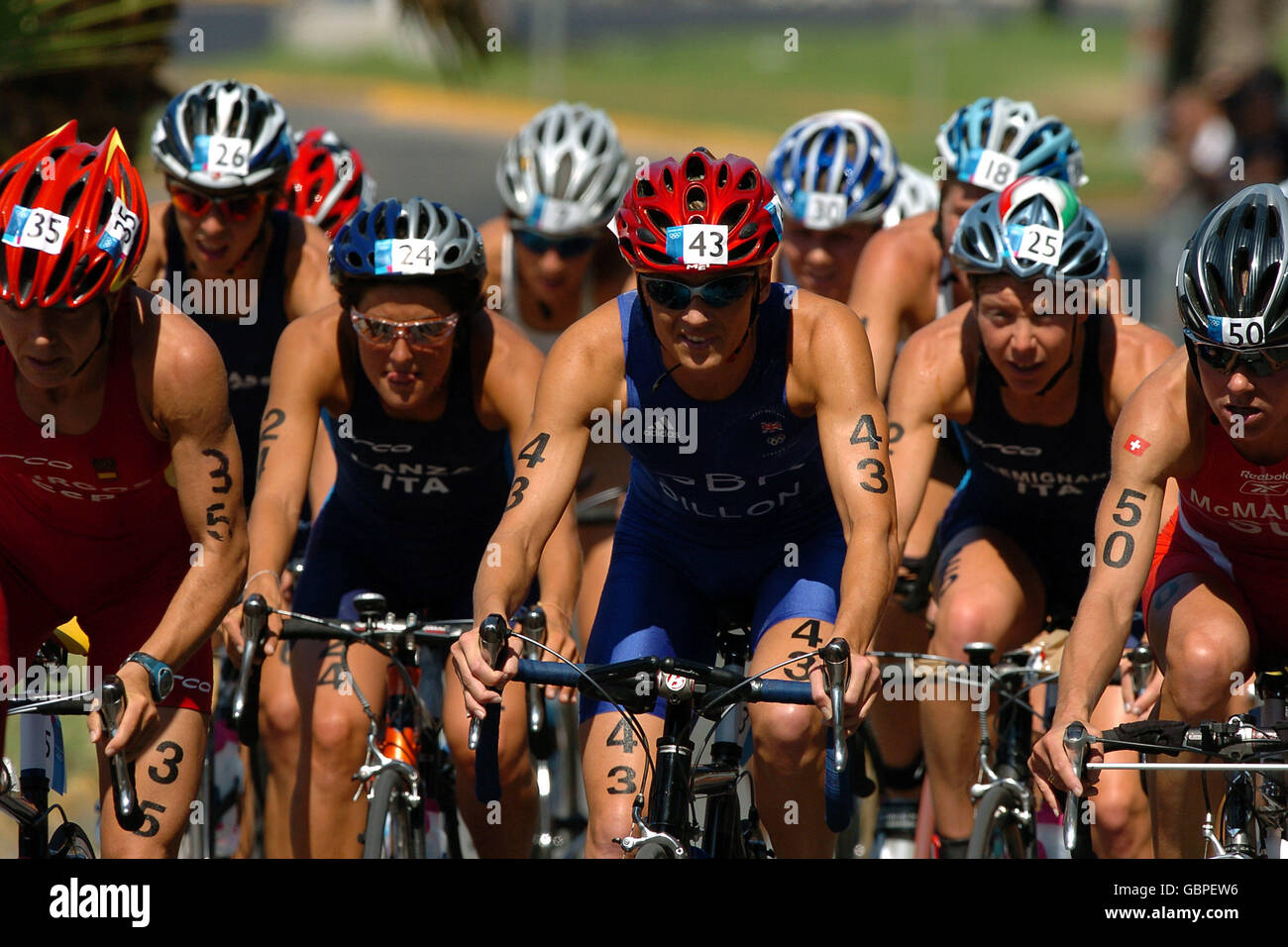 Athletics - Athens Olympic Games 2004 - Women's Triathlon - Cycling ...