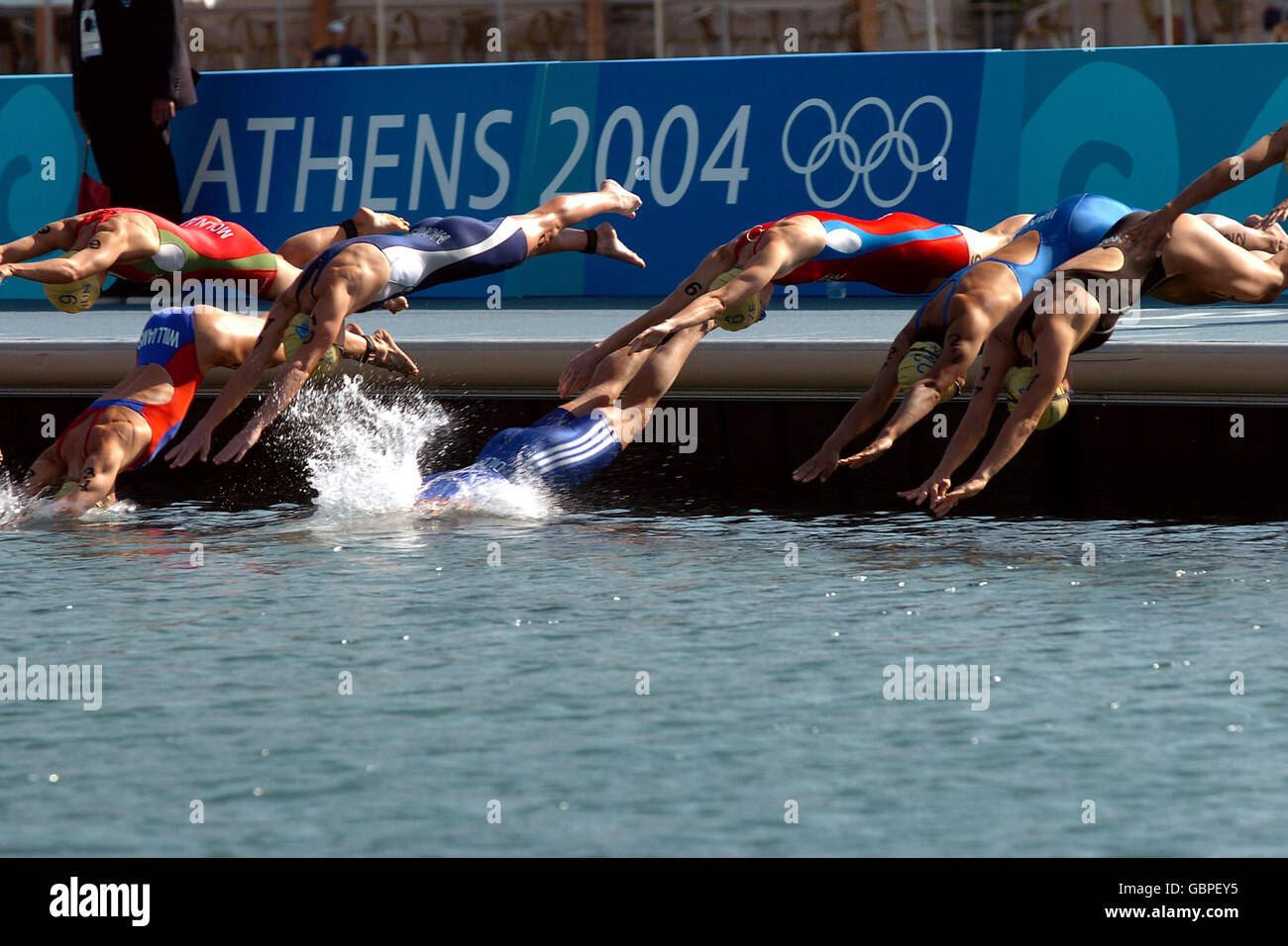 Athletics - Athens Olympic Games 2004 - Women's Triathlon - Swimming ...