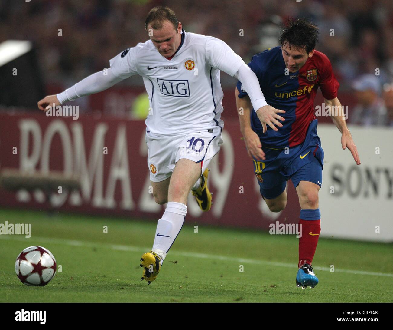 2009 uefa champions league final hi-res stock photography and images ...