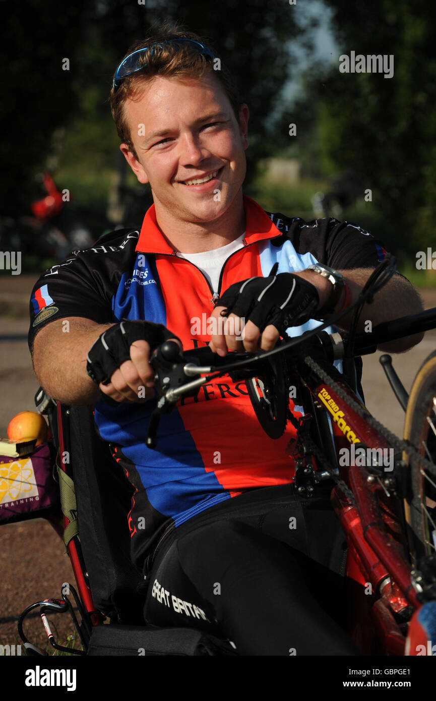Band of Brothers Battlefield Bike Ride Stock Photo - Alamy
