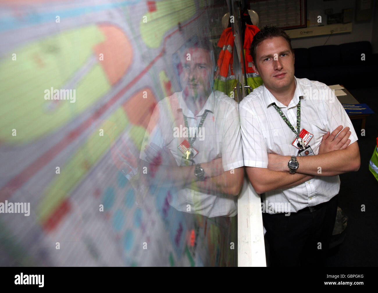 Airside Operations Duty Manager Mark Sandford at Heathrow Airport ...