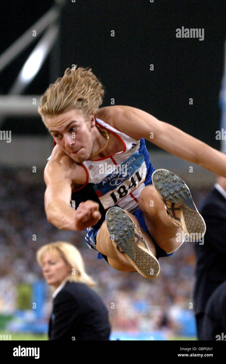 Athletics - Athens Olympic Games 2004 - Men's Long Jump - Final Stock ...
