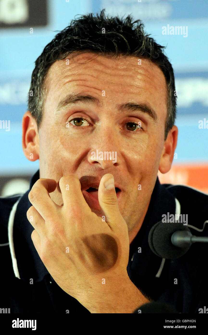 Cricket - Scotland Press Conference - Lord's Cricket Ground Stock Photo ...