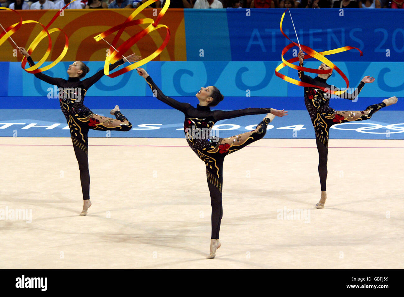 Gymnastics - Athens Olympic Games 2004 - Group All-Around - Final Stock ...