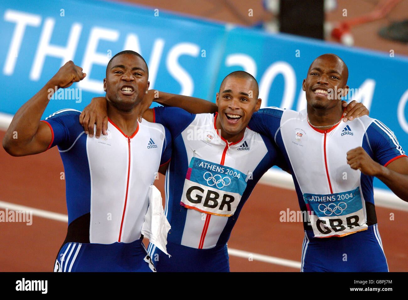 Athletics athens olympic games 2004 mens 4x100m relay final hi-res ...