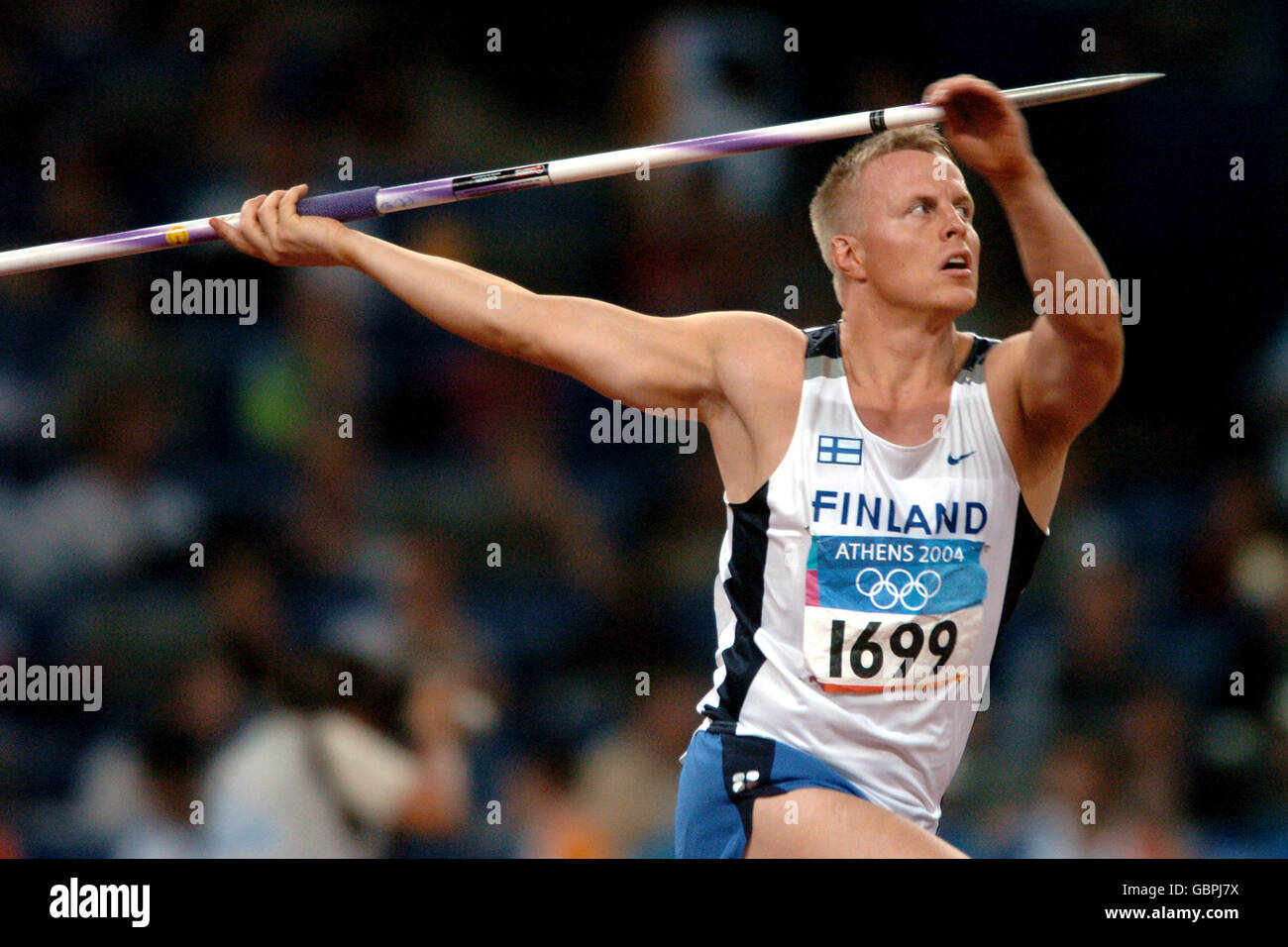 Athletics - Athens Olympic Games 2004 - Men's Javelin - Final Stock ...