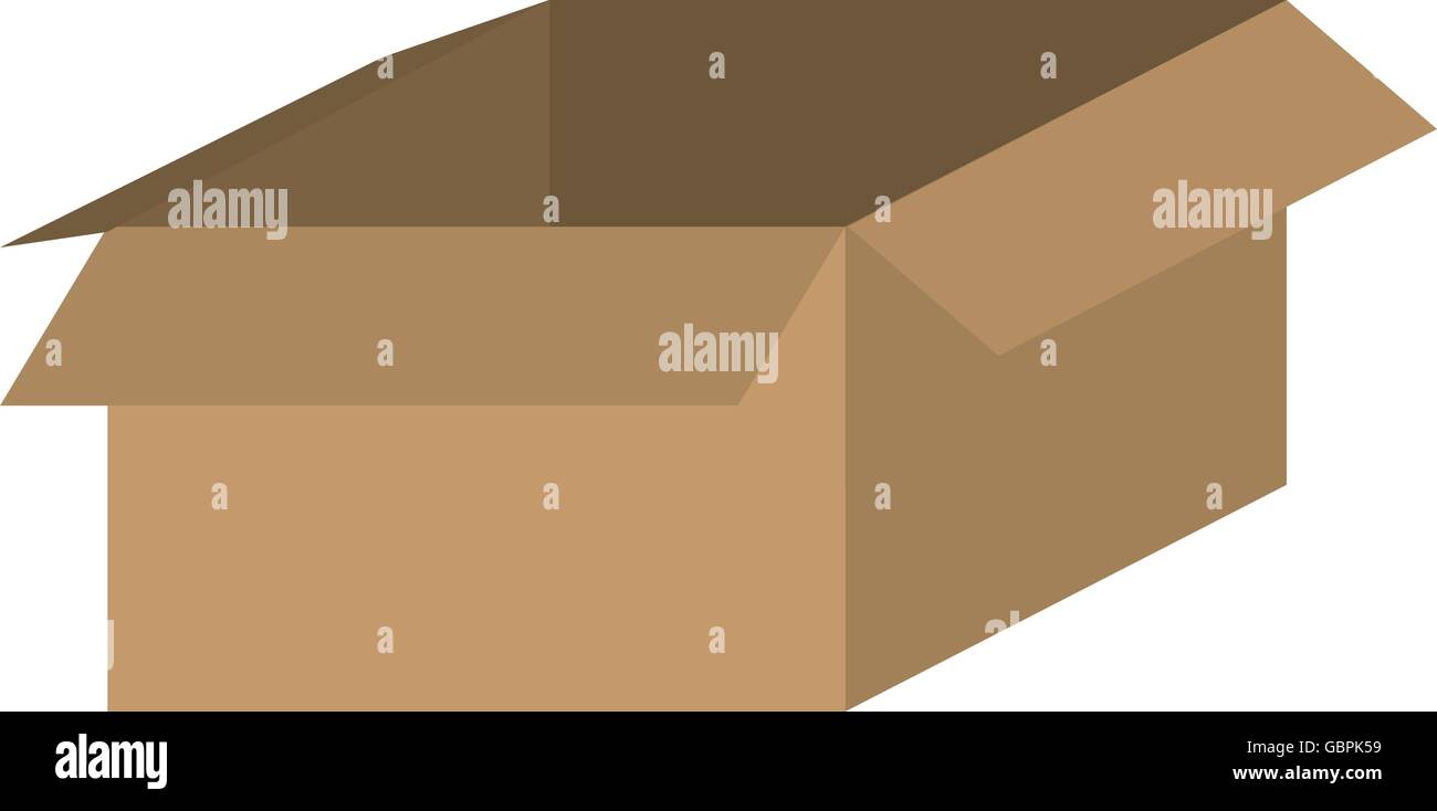 brown box icon Stock Vector Image & Art - Alamy