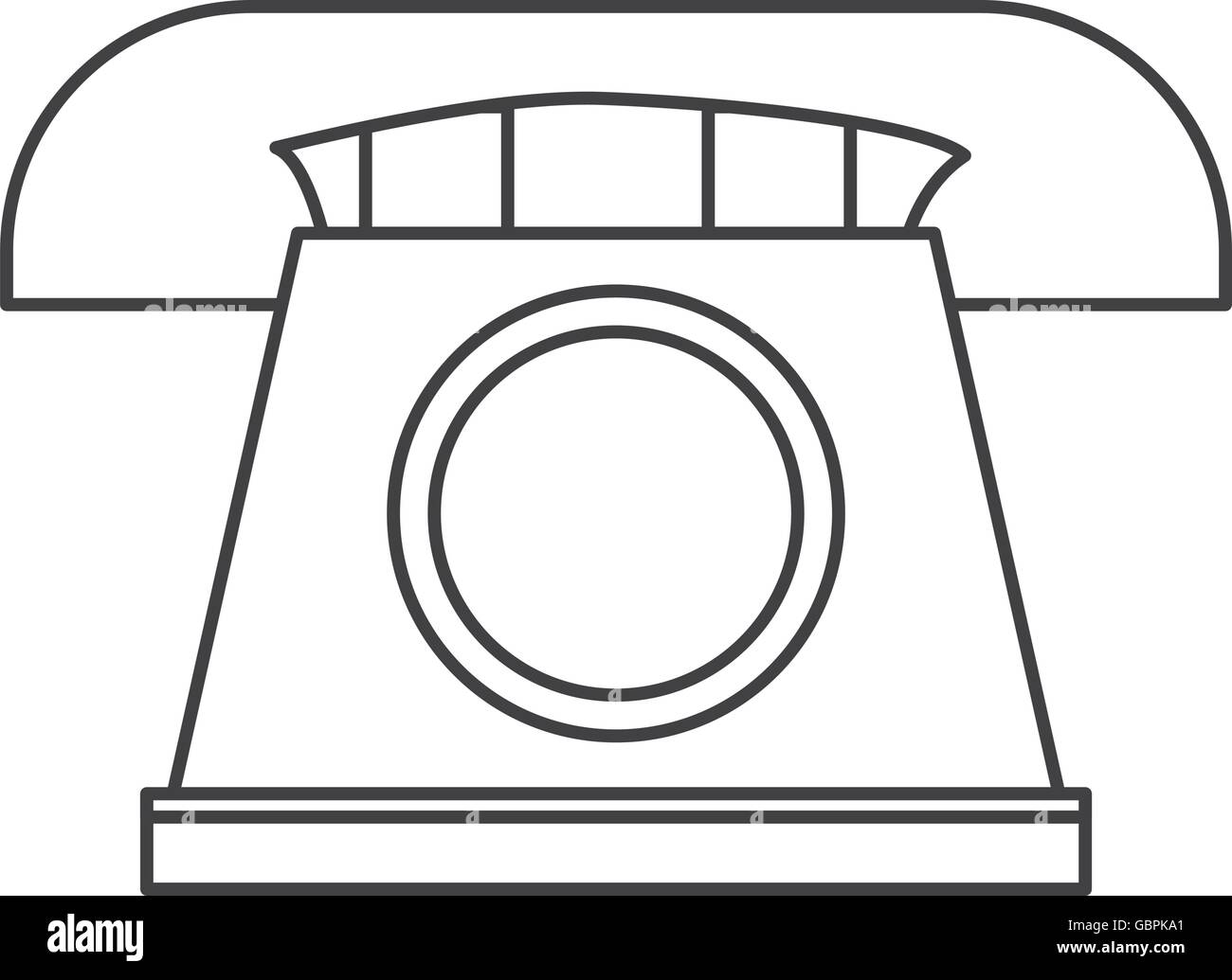 classic rotary telephone icon Stock Vector Image & Art - Alamy
