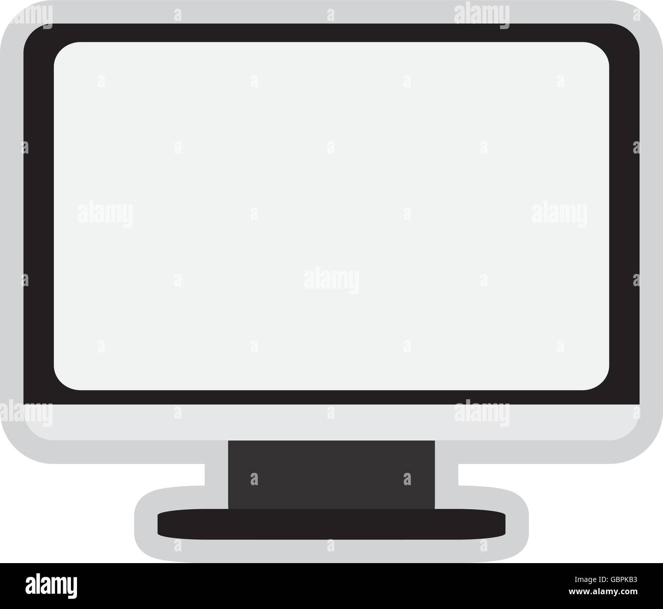 computer monitor icon Stock Vector Image & Art - Alamy