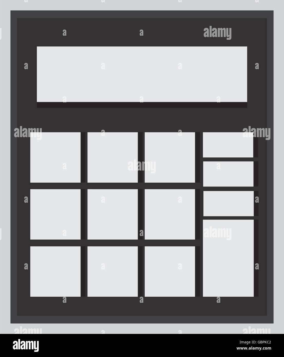 simple calculator icon Stock Vector Image & Art - Alamy