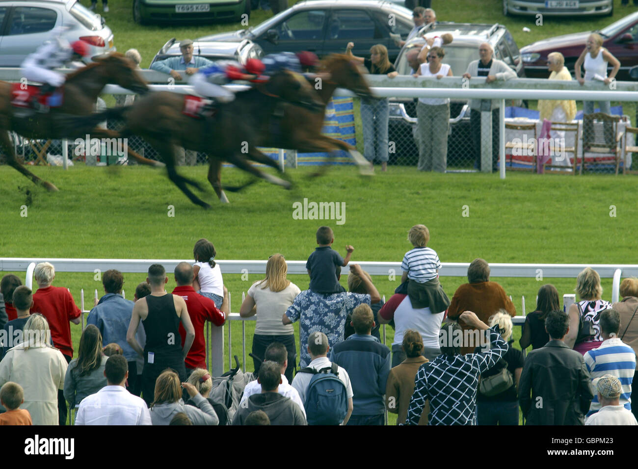 Horse Racing - Epsom Races - Family Day Stock Photo - Alamy