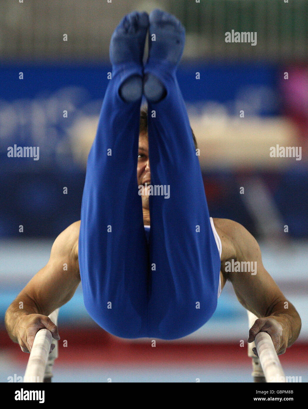 Slovakia's Mitja Petkovsek during the Glasgow Grand Prix at Kelvin Hall ...