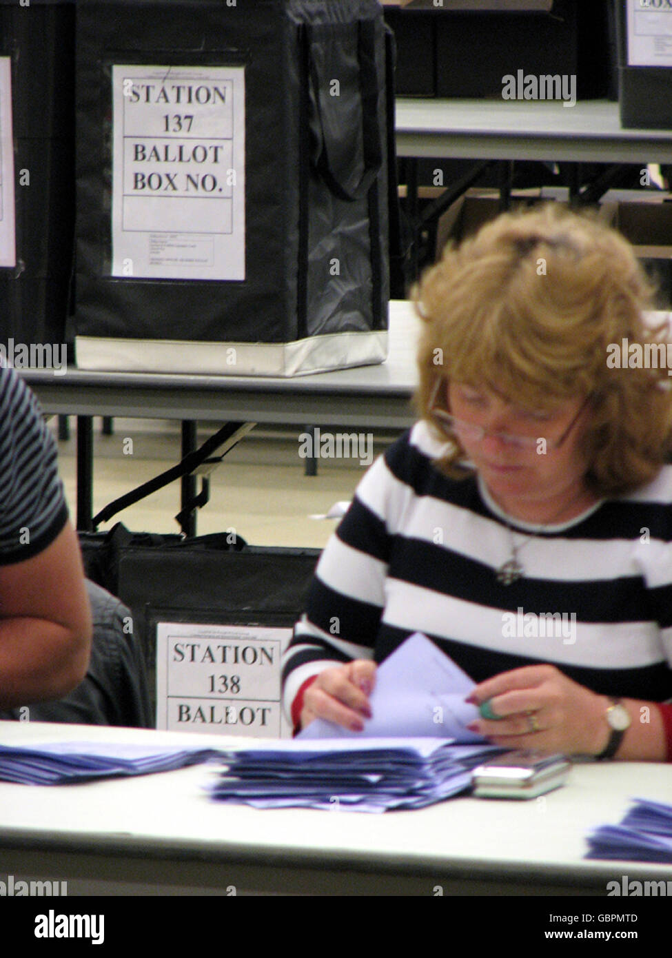 Local and European elections 2009 Stock Photo - Alamy