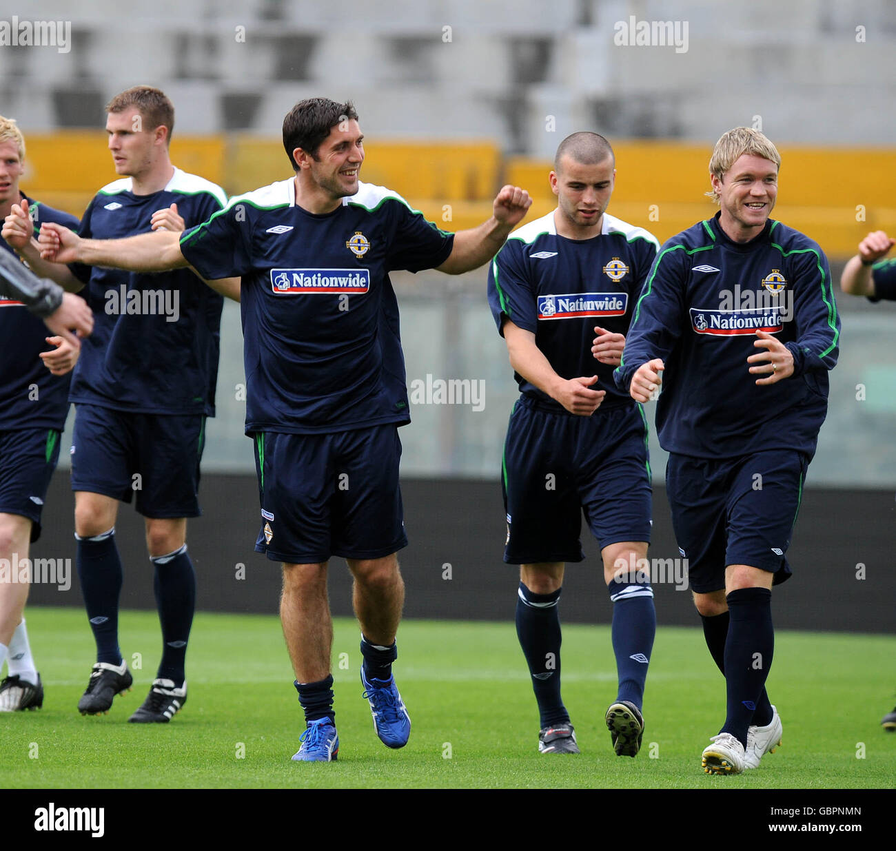 Soccer - Northern Ireland Training Session - Arena Garibaldi Stadium ...