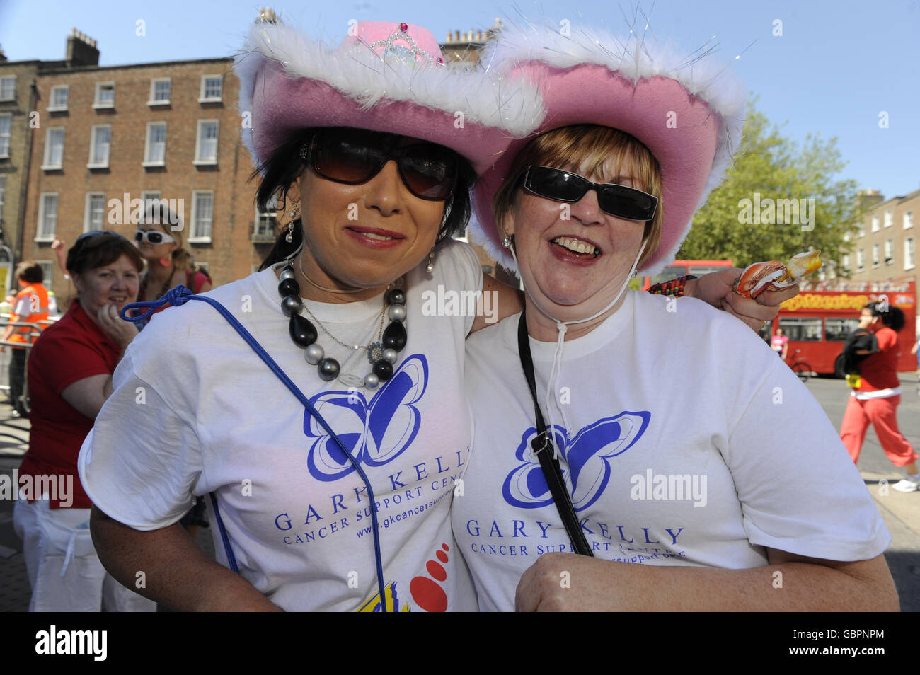 (l-r) Angela Geraghty and Susan Matthews both from Dunleer take part in ...