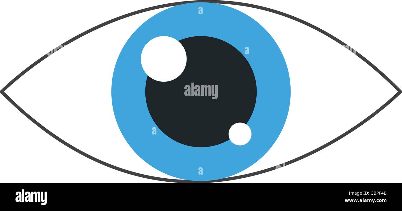 single eye icon Stock Vector Image & Art - Alamy