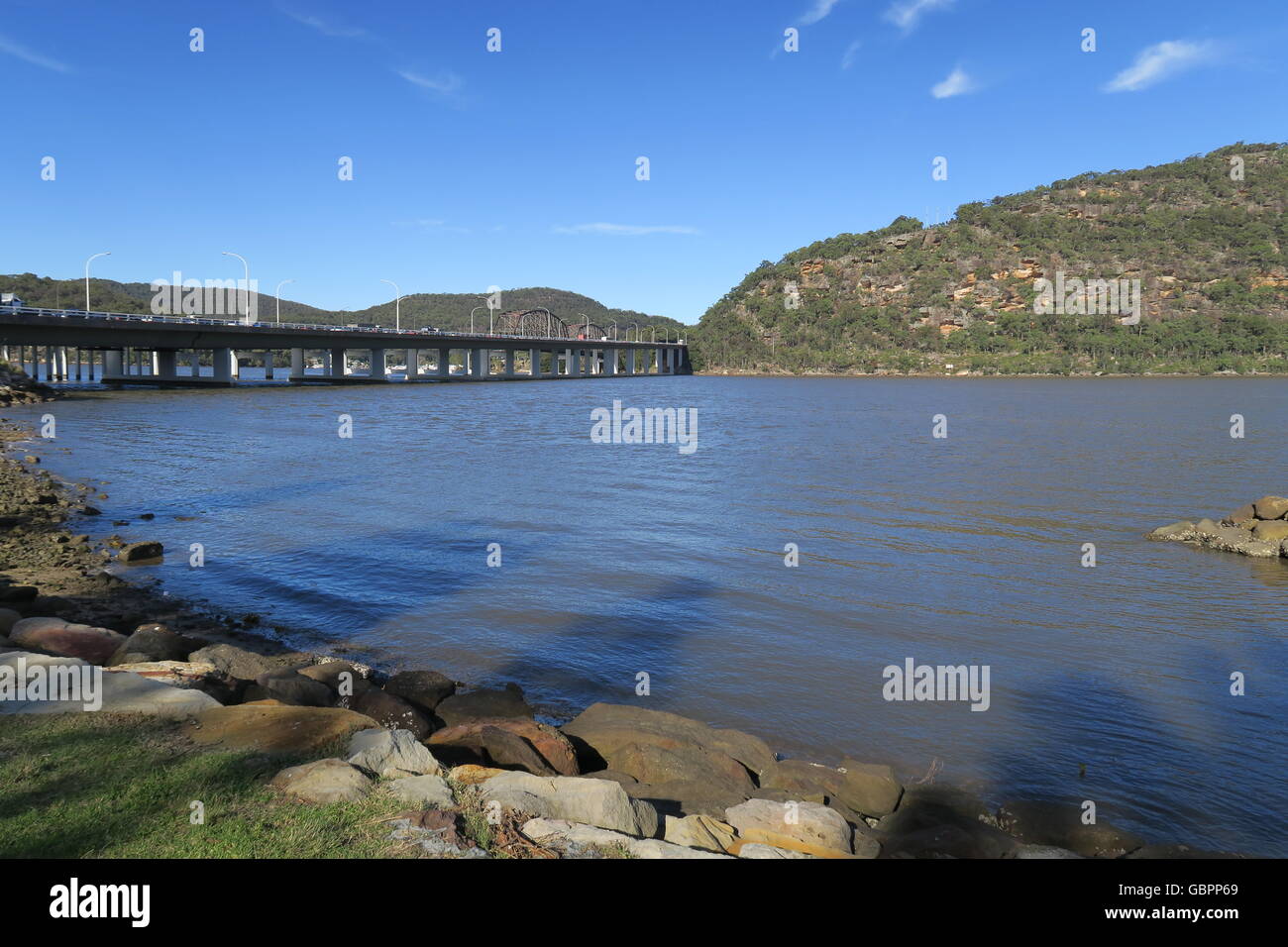 Bridge at the Lake Stock Photo - Alamy