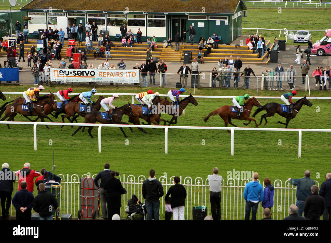 Horse Racing - Family Fun Day - Worcester Racecourse Stock Photo - Alamy