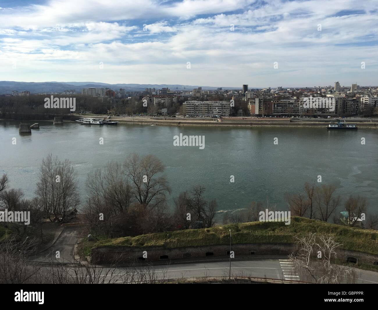 Danube River in Novi Sad Stock Photo - Alamy