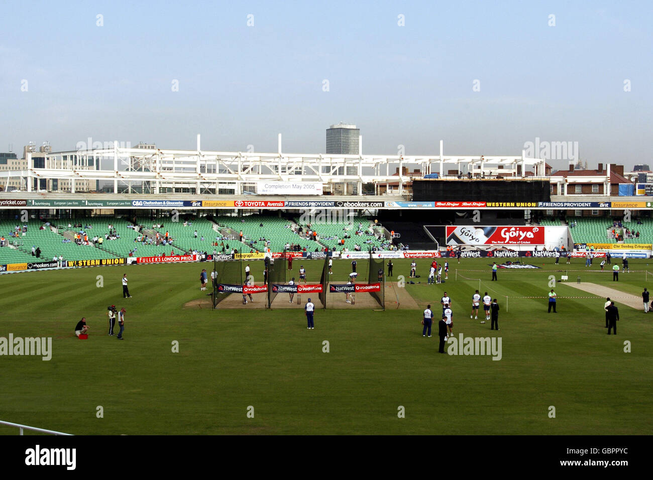 Cricket stand construction hi-res stock photography and images - Alamy