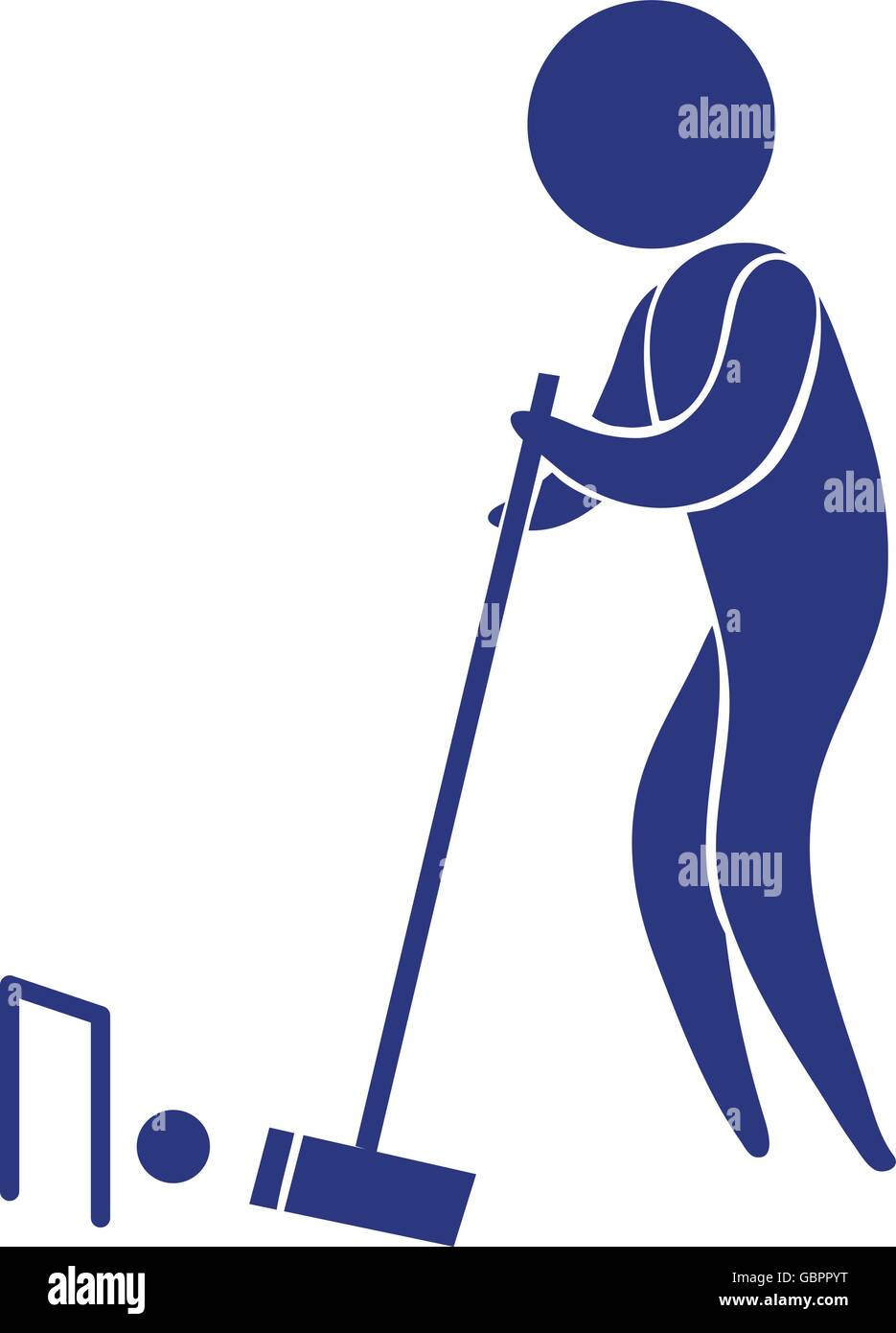 Cricket game clipart Stock Vector Images - Alamy